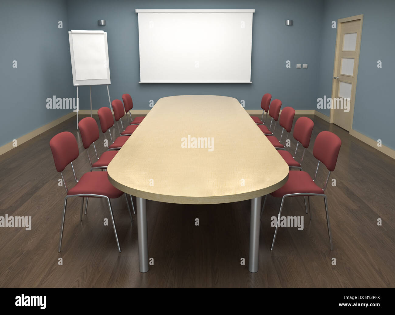 Boardroom table illustration hi-res stock photography and images - Alamy
