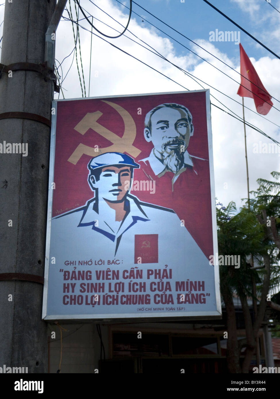 Communism Propaganda Poster Vietnam High Resolution Stock Photography ...