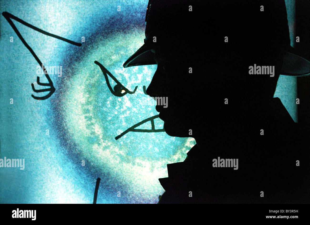 Police Night Patrol Stock Photo - Alamy