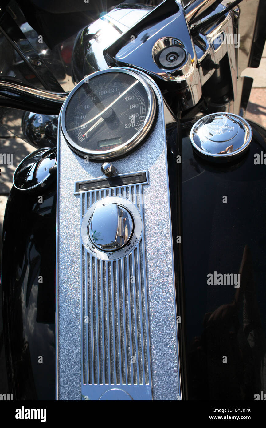 Close up harley davidson speedometer hi-res stock photography and ...