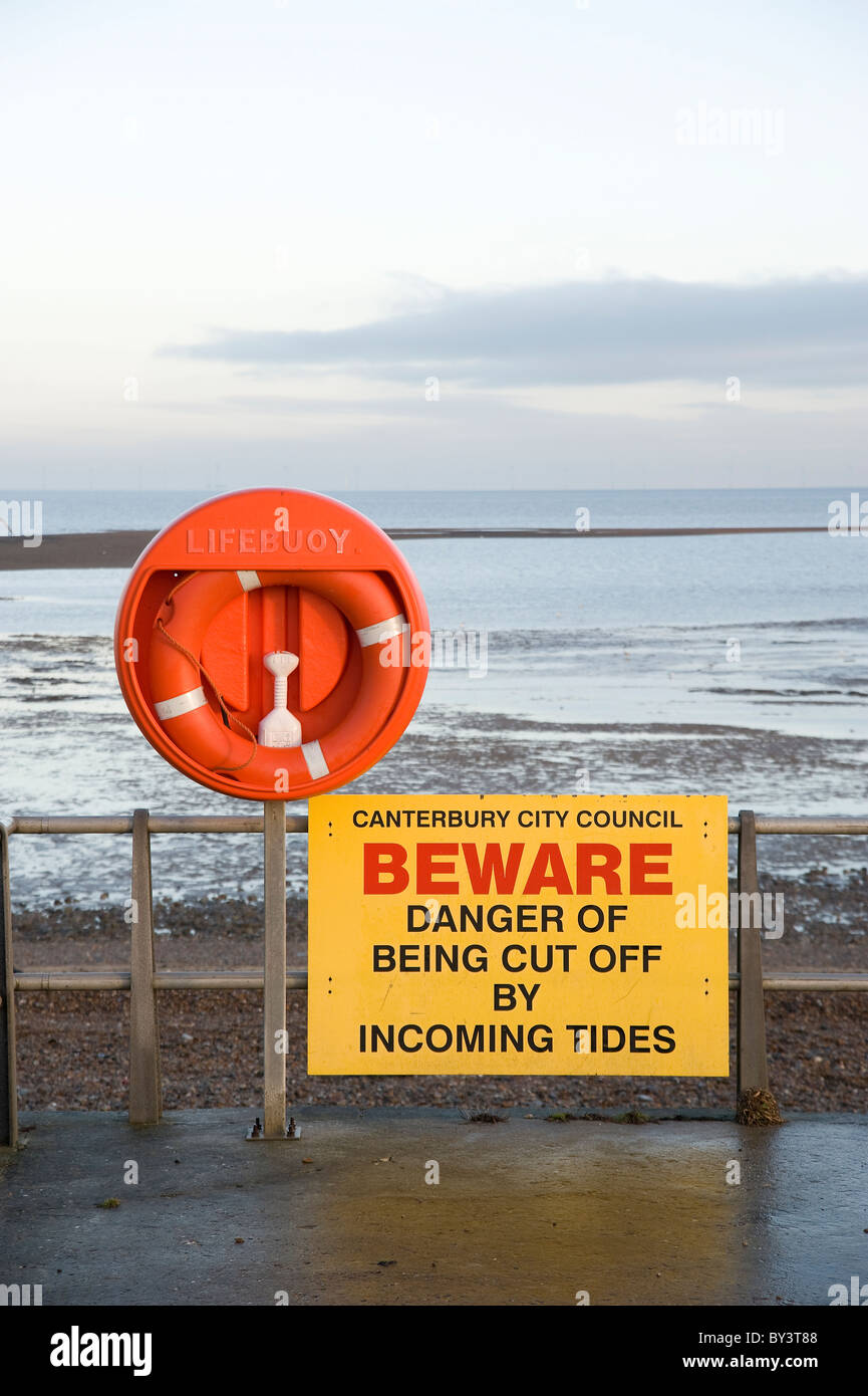 beach signs warning of dangers of the beach Stock Photo - Alamy