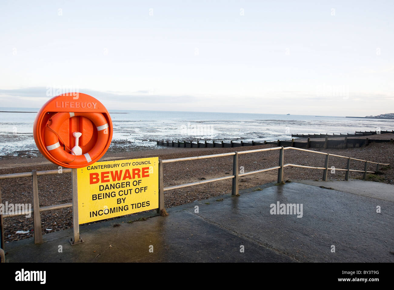 beach signs warning of dangers of the beach Stock Photo - Alamy