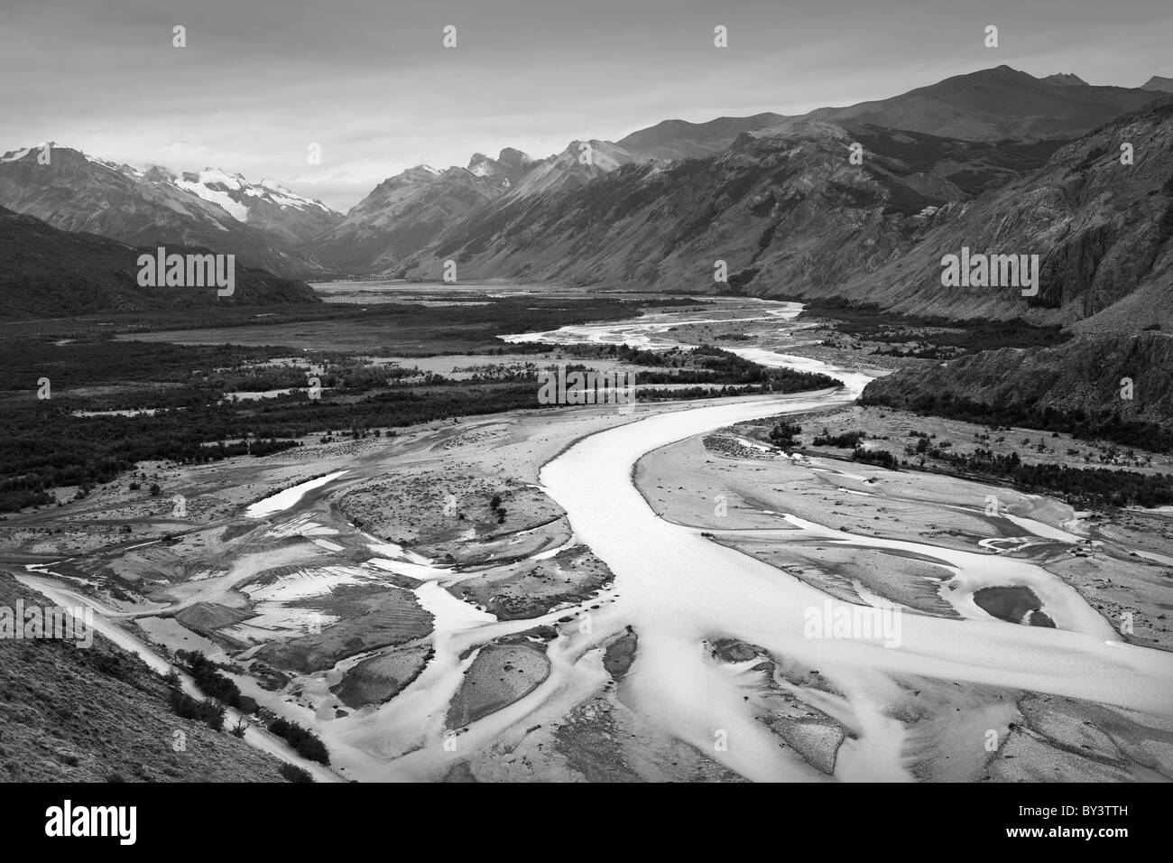 Rio Blanco valley, Patagonia, Argentina Stock Photo - Alamy