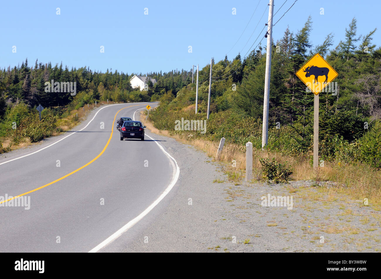 Rural Road In Newfoundland Canada Stock Photo - Alamy