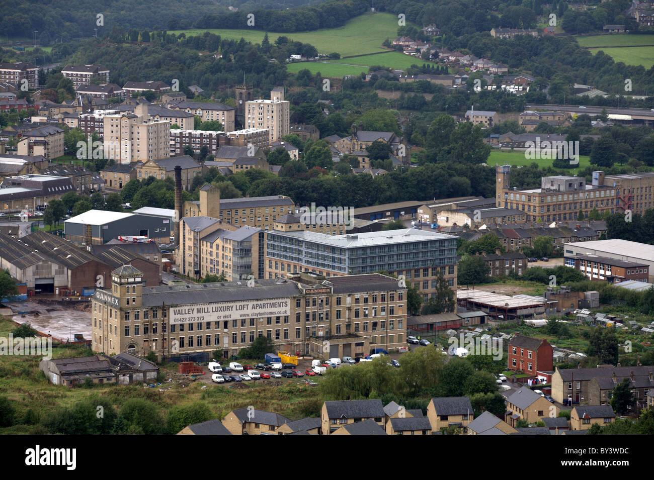 Saltaire Village Bradford West Yorkshire Stock Photo - Alamy