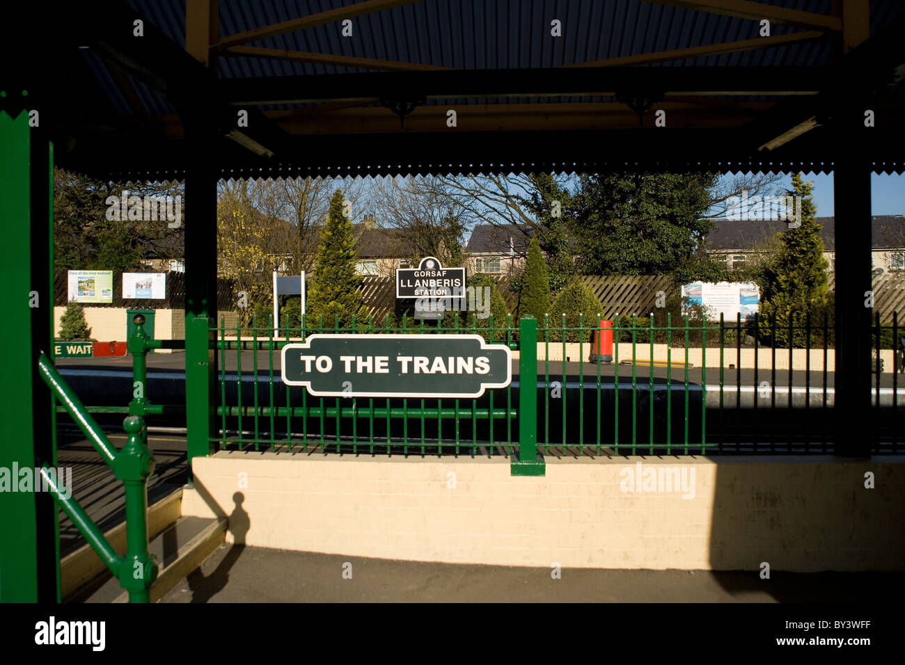 Snowdon Mountain Railway Station in Llanberis Stock Photo - Alamy
