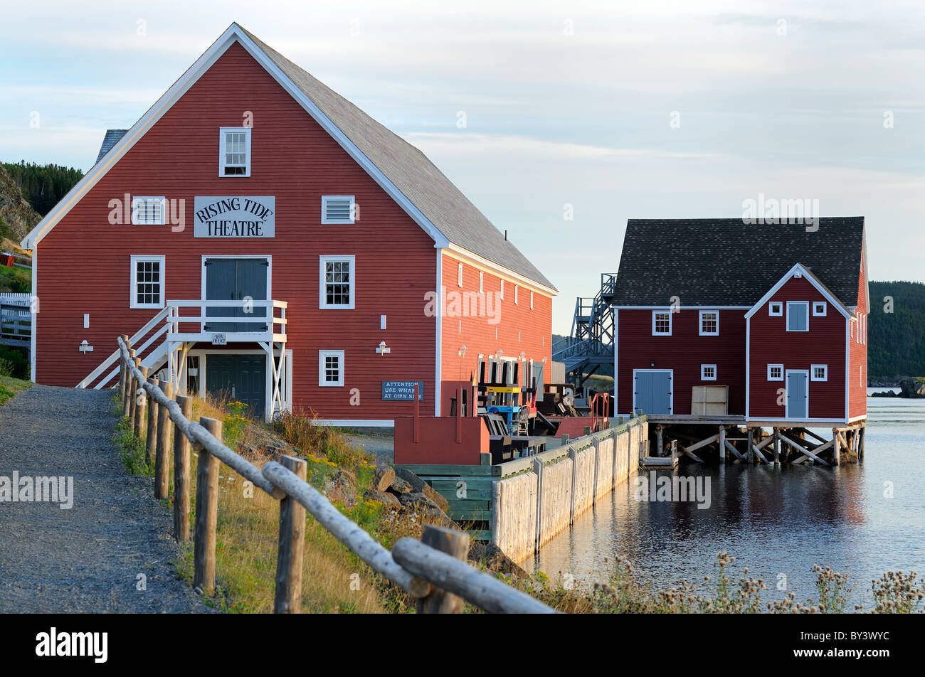 The Rising Tide Theatre In Trinity Newfoundland Stock Photo - Alamy