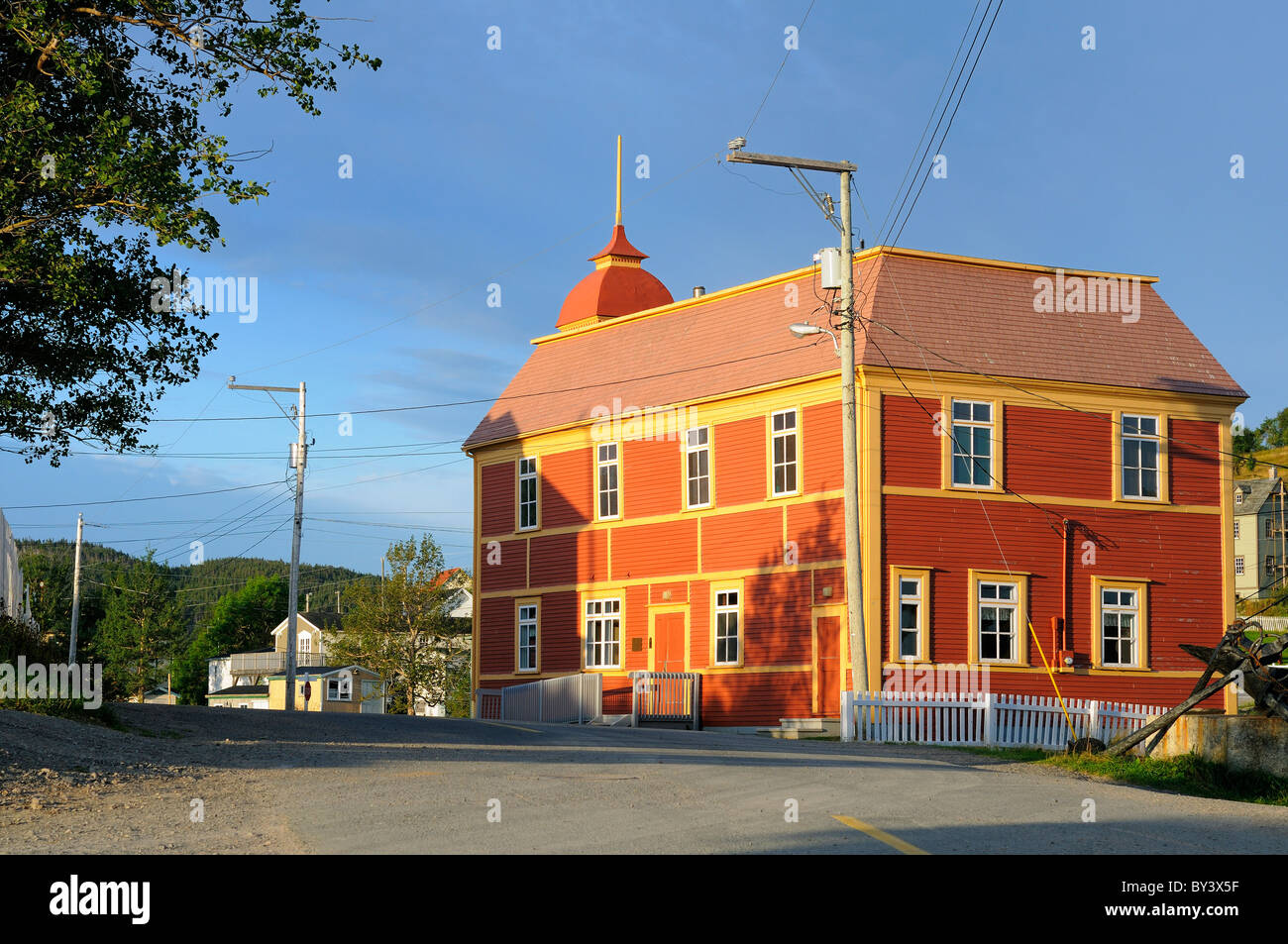 Trinity Parish Hall Newfoundland Canada Stock Photo - Alamy