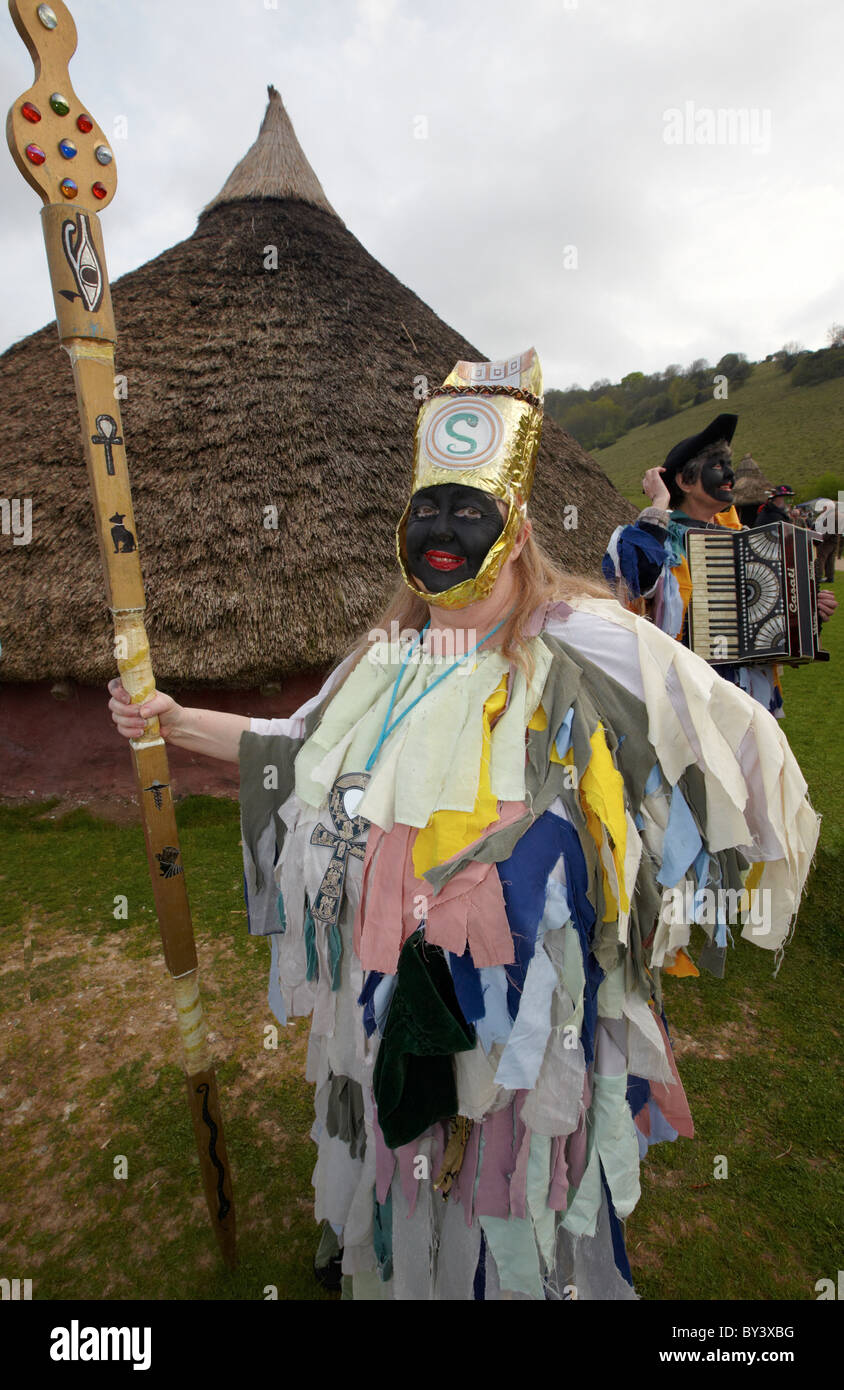 People Dressed Up as Pagan Warriors The Burning Of the Wickerman Butser ...