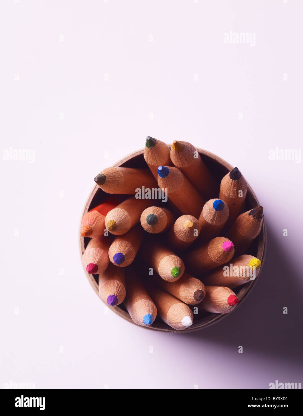 colour pencils coming out of a tube Stock Photo - Alamy