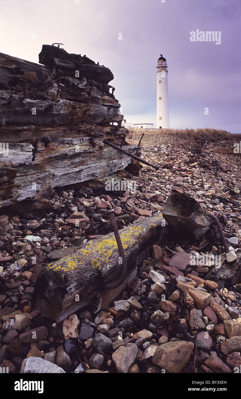 Torness Lighthouse Scotland Stock Photo - Alamy