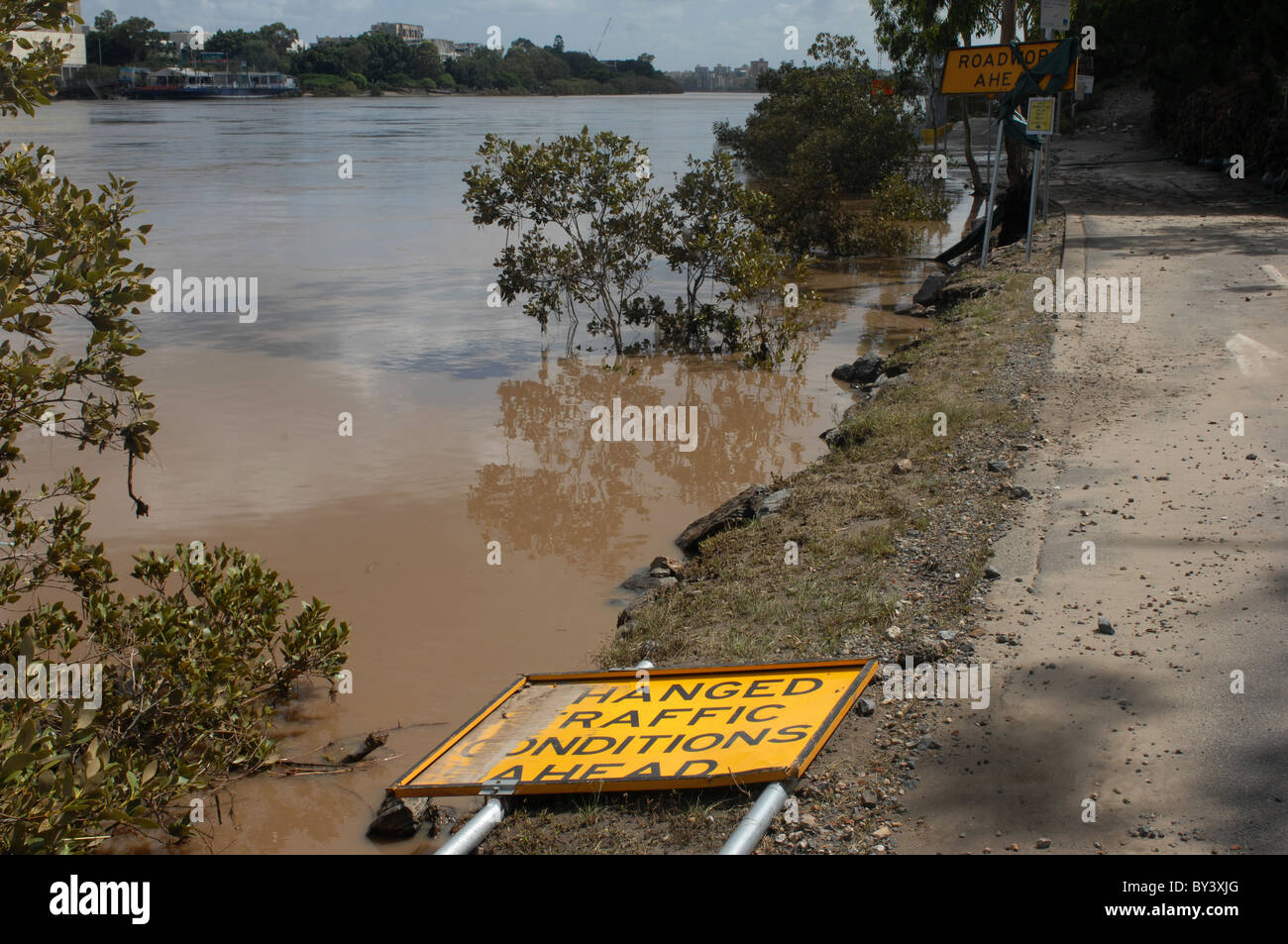 Brisbane flood damage 2011, Queensland, Australia Stock Photo - Alamy