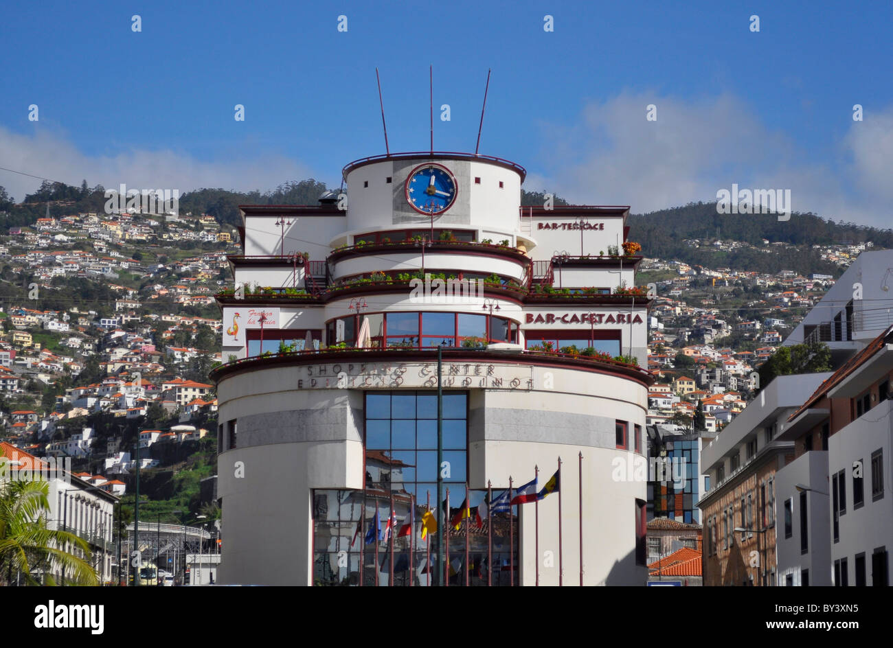 Insel madeira portugal stadt funchal bar hi-res stock photography and ...