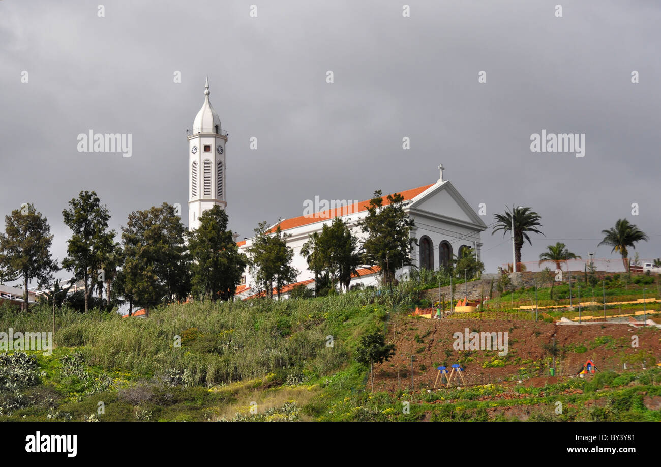 Madeira, Portugal, Funchal, Kirche, Madeira, Portugal, Funchal, church ...