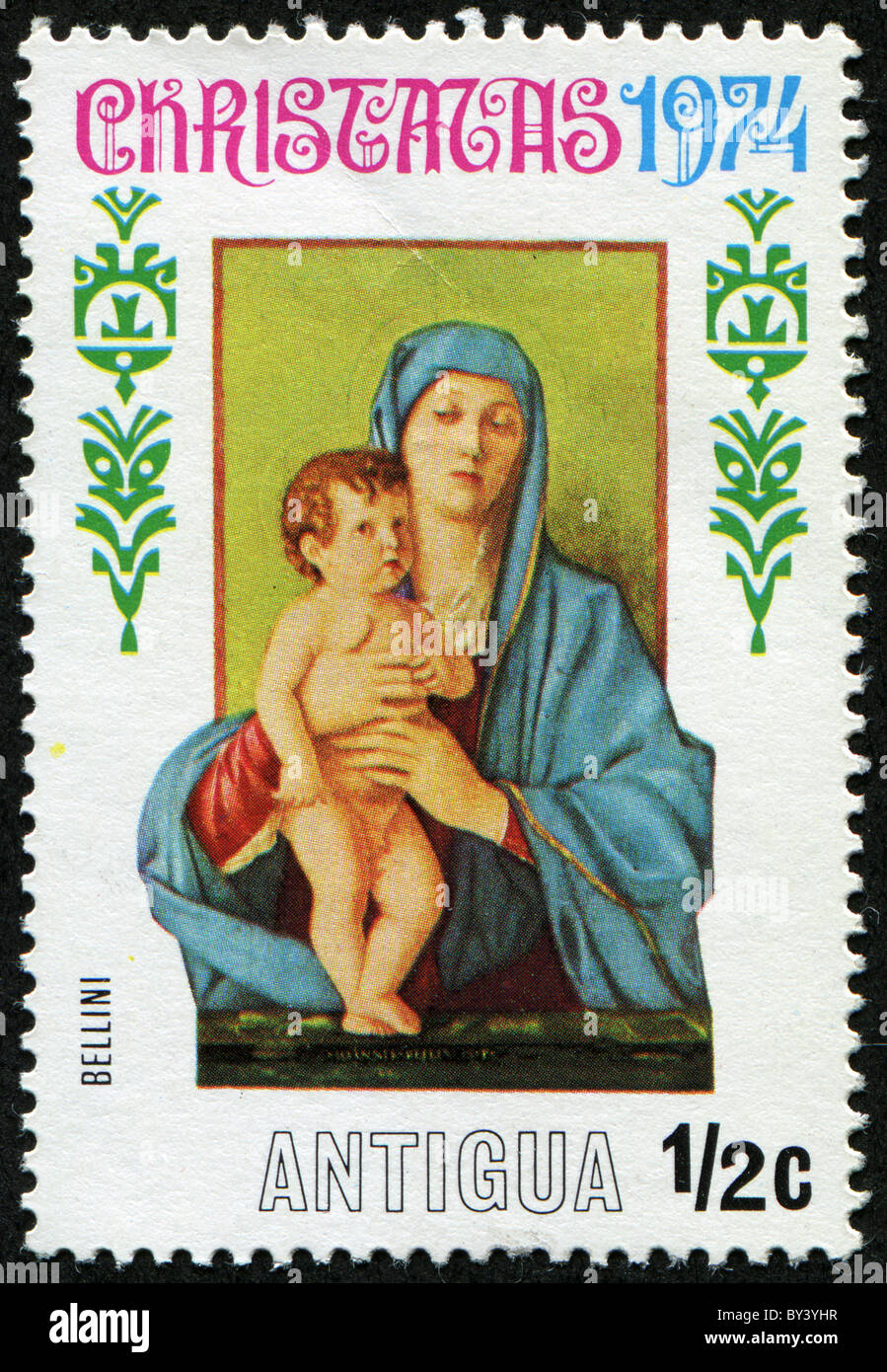draw by Bellini "Virgin and child Stock Photo - Alamy