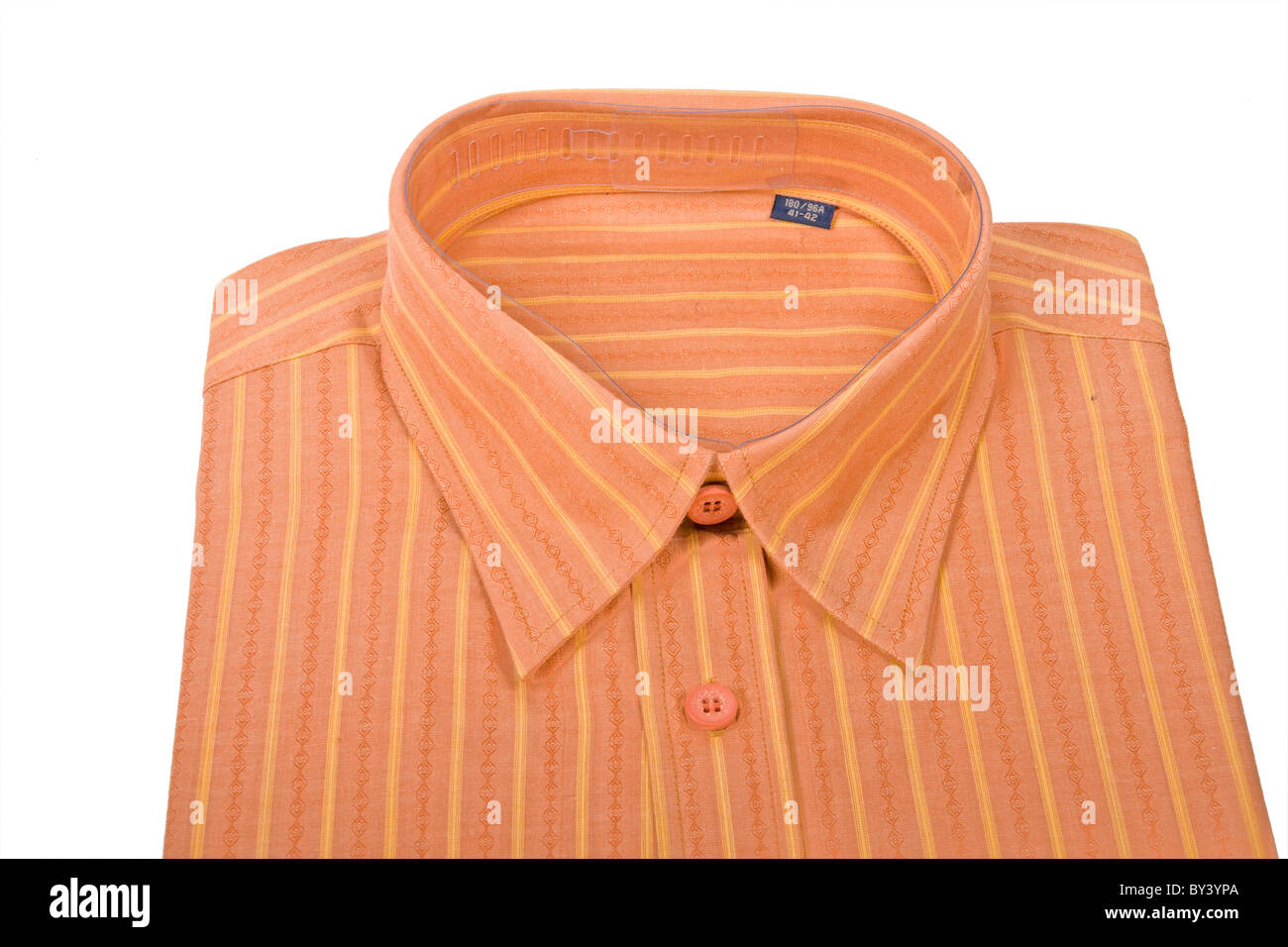 Striped Red shirts isolated on the white background Stock Photo - Alamy