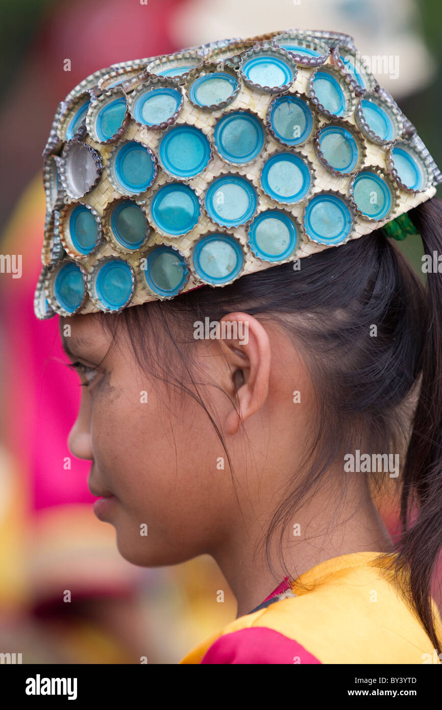 Sinulog dancer 2011 festival, Cebu City,Philippines Stock Photo - Alamy