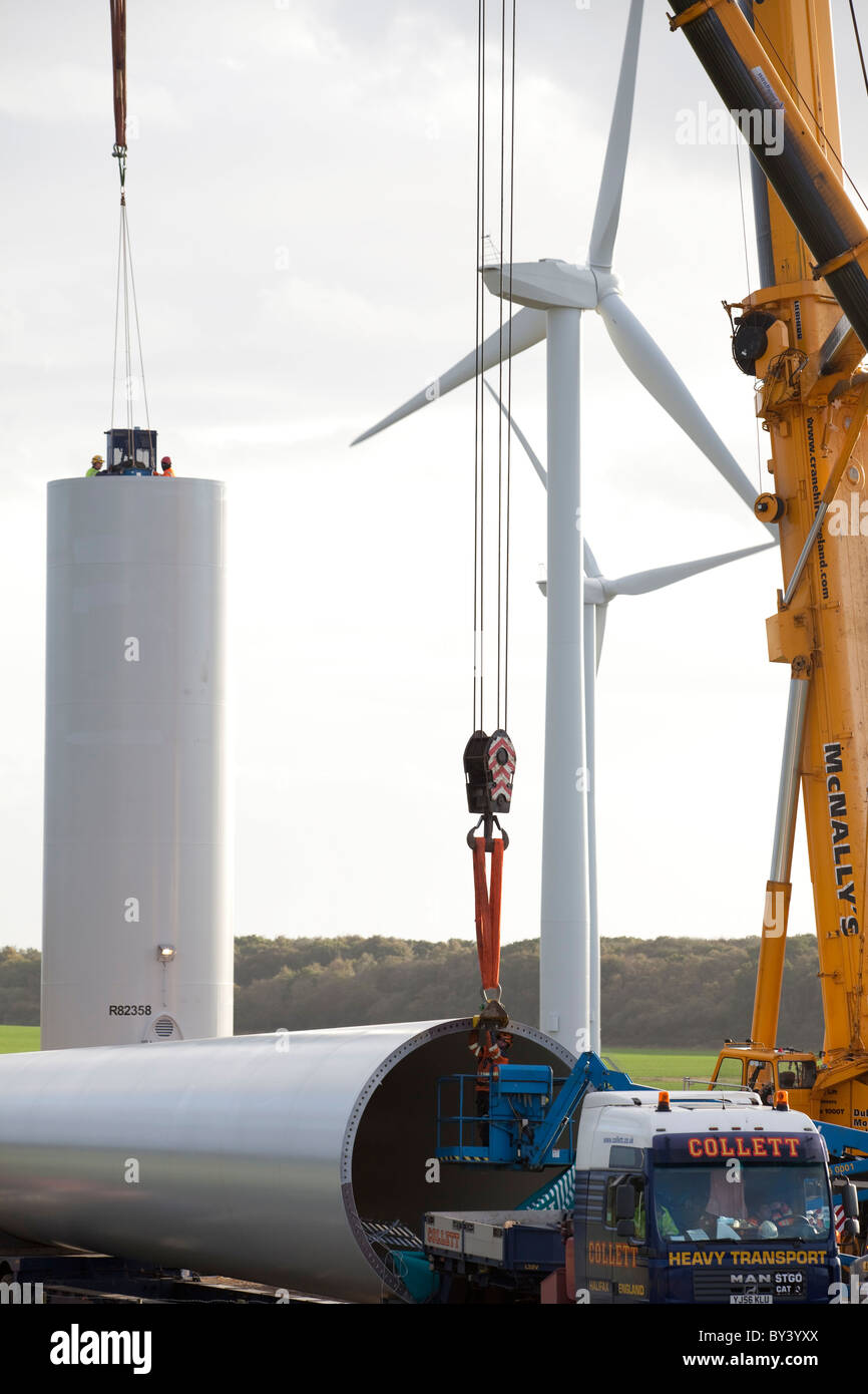 Wind turbine construction uk hi-res stock photography and images - Alamy
