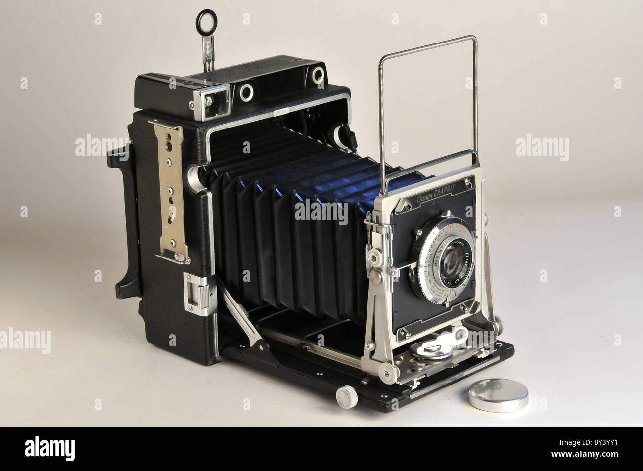 Classic Crown Graphic camera Stock Photo - Alamy