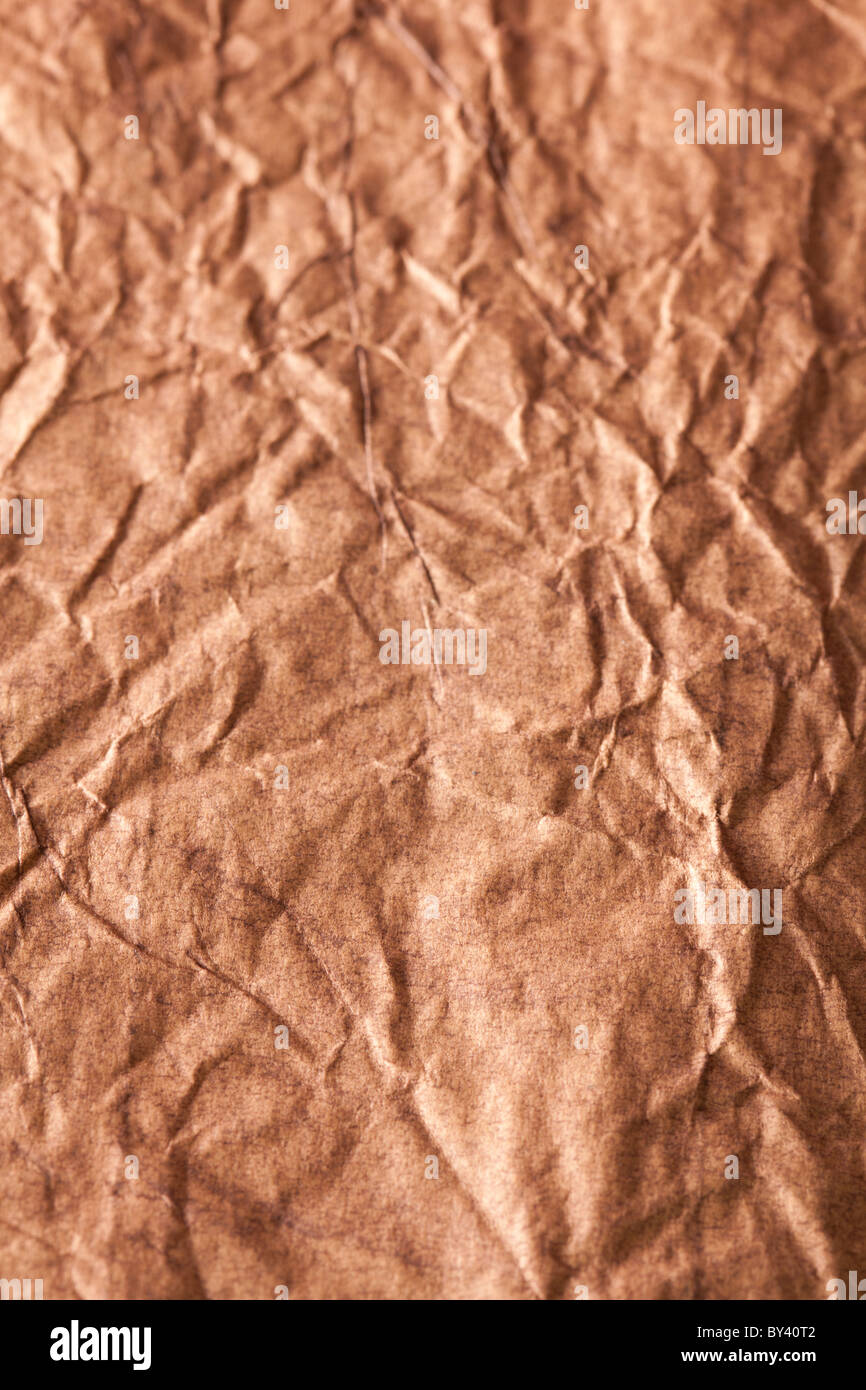 Light brown crumpled paper texture hi-res stock photography and images ...