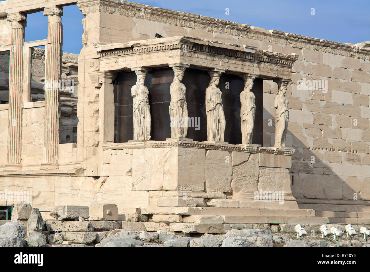 Caryatids acropolis hi-res stock photography and images - Alamy