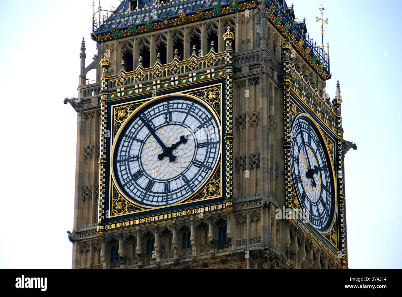 Big Ben, the clock tower, The Palace of Westminster Stock Photo - Alamy
