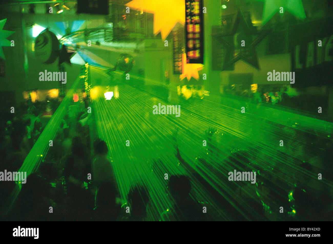 Night club goers dancing Stock Photo - Alamy