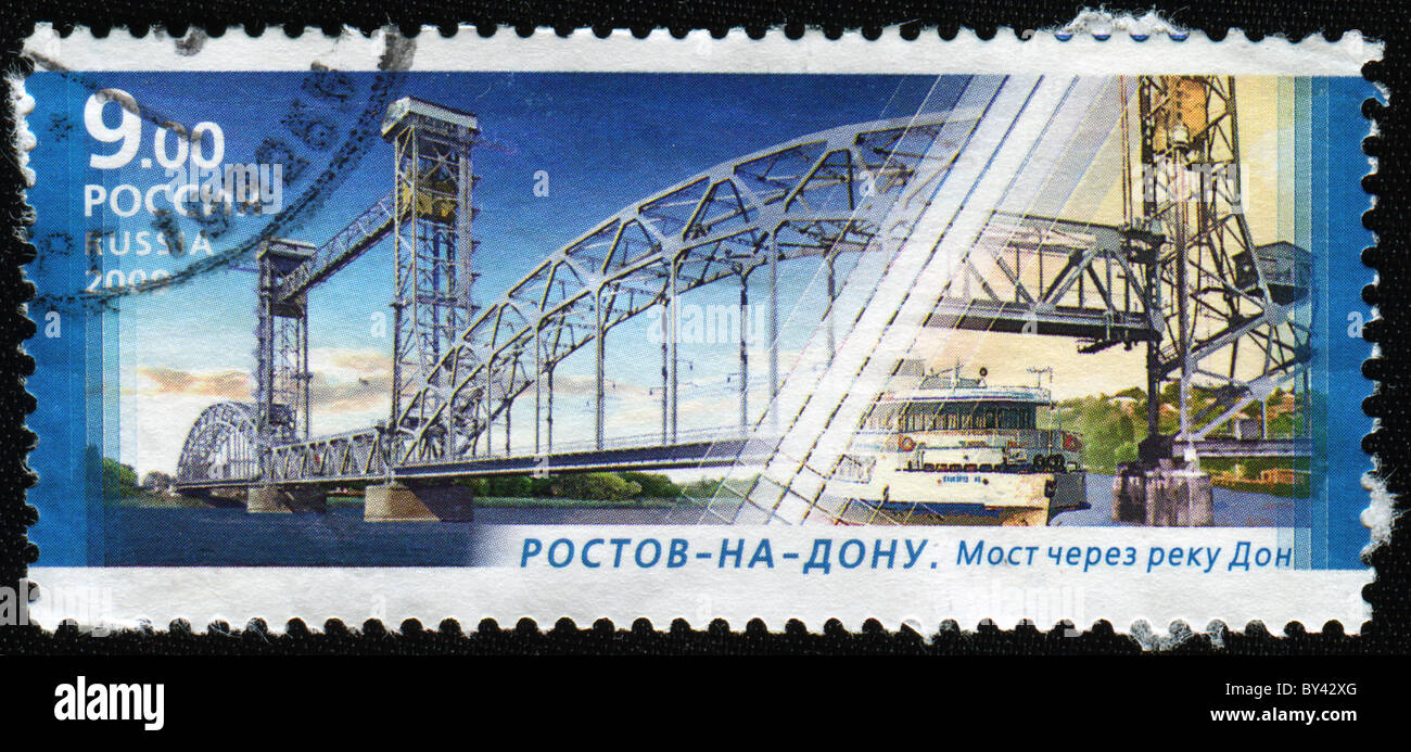 Rostov on don bridge on river don hi-res stock photography and images ...