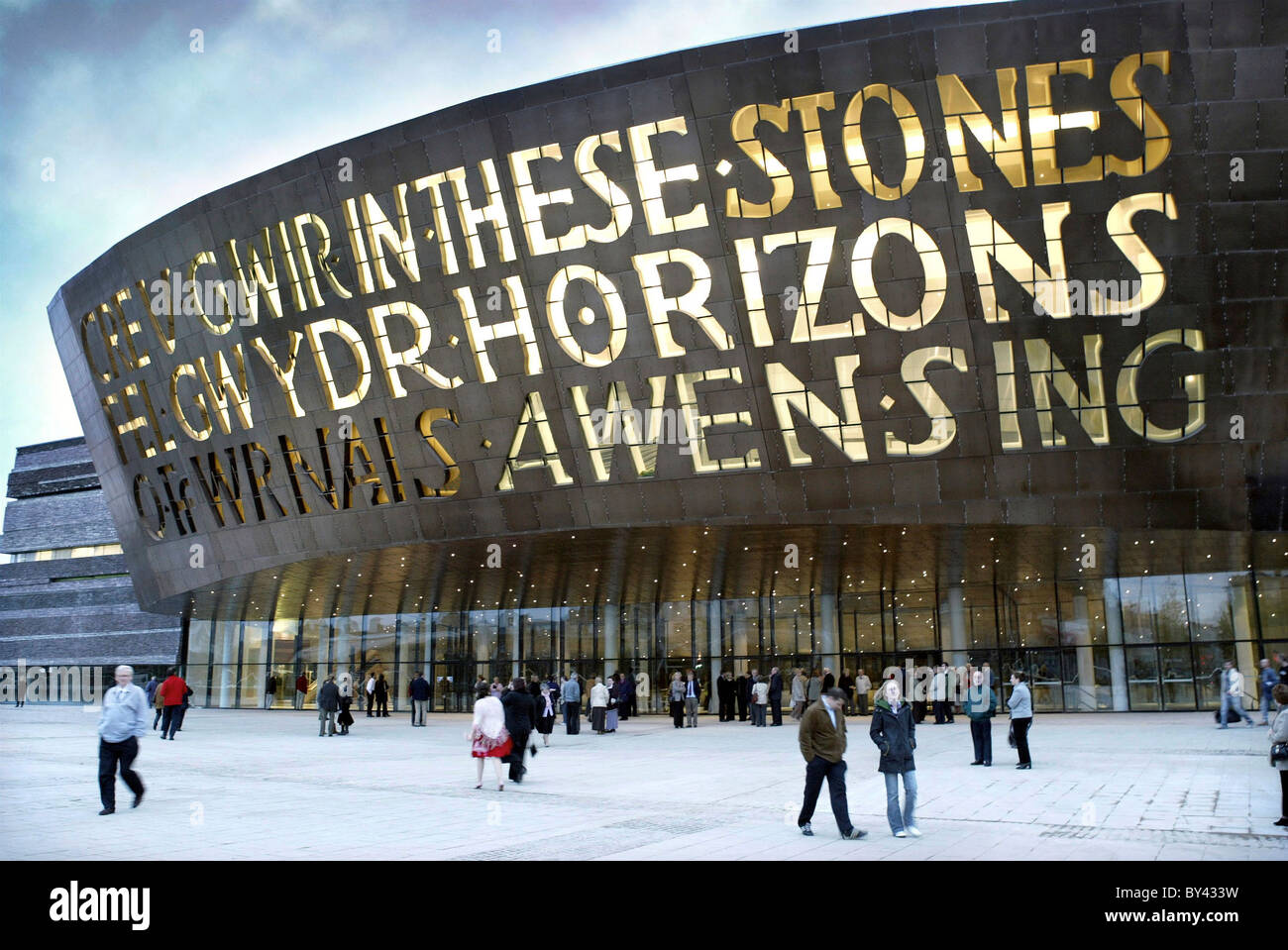 Wales Millenium Centre, Cardiff Bay Stock Photo - Alamy