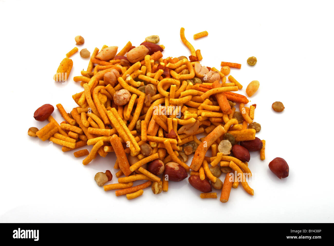 Bombay mix is an tasty typical party snack Stock Photo - Alamy