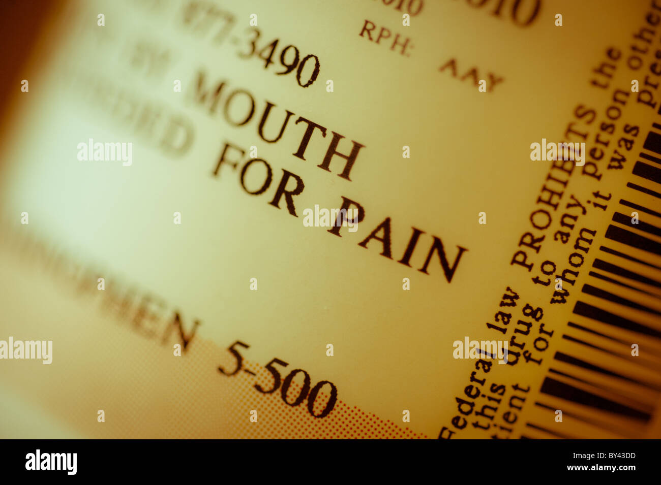 Prescription bottle and label hi-res stock photography and images - Alamy