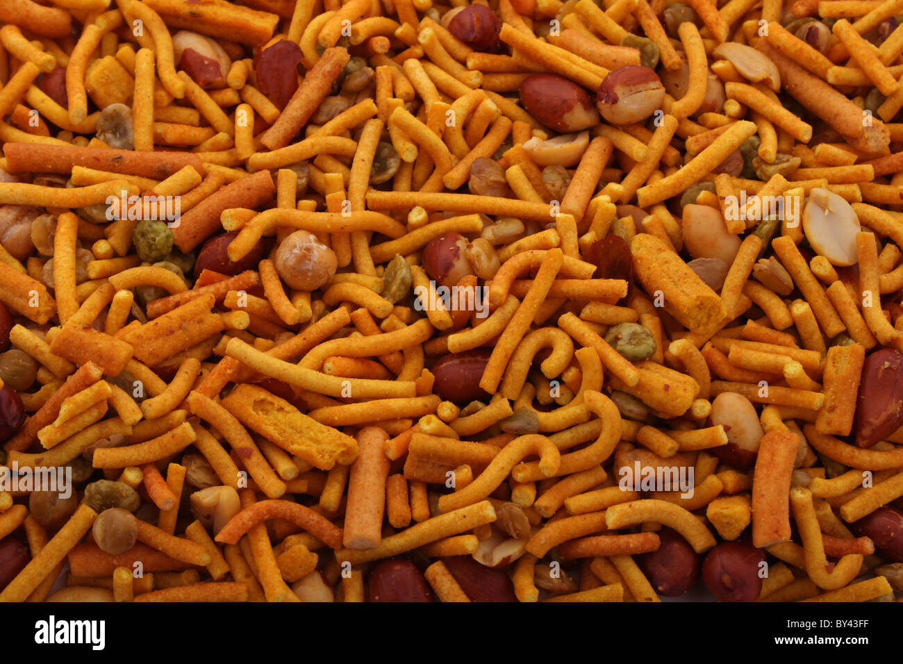 Bombay mix is an tasty typical party snack Stock Photo - Alamy