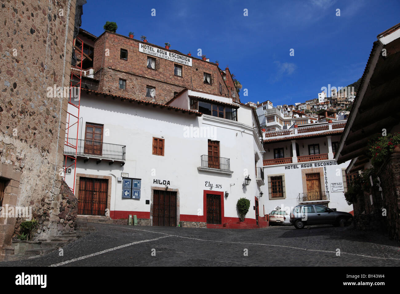 Taxco, colonial town well known for its silver markets, Guerrero State ...