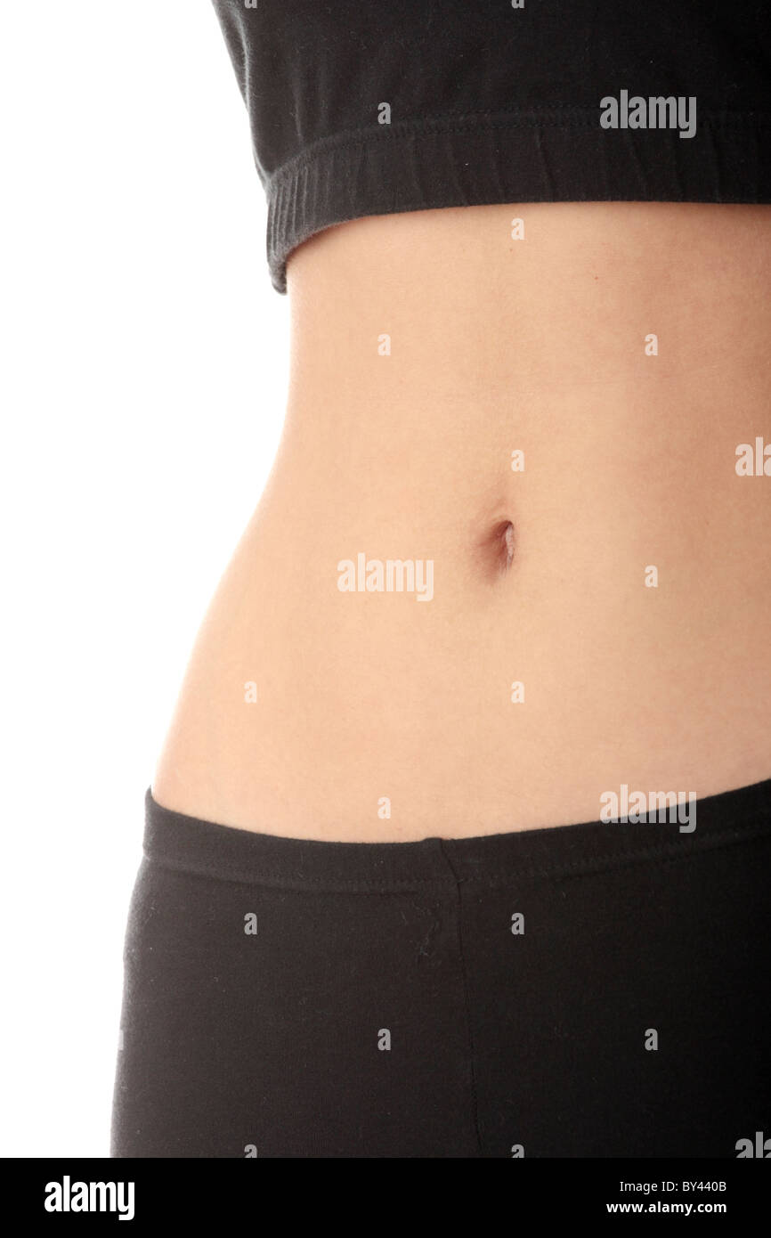 Belly isolated on white background Stock Photo - Alamy
