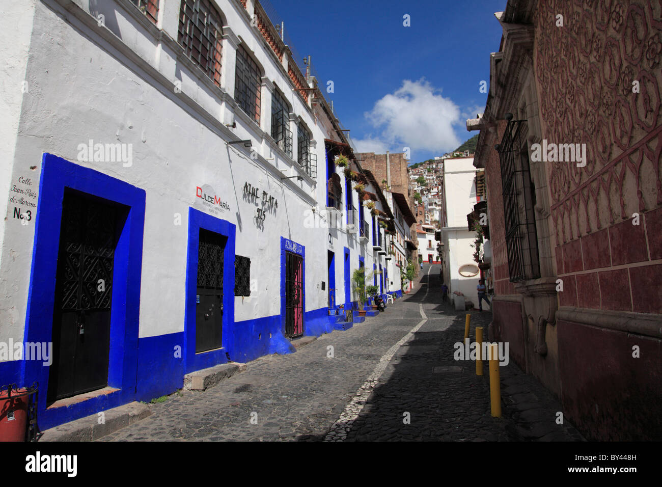 Taxco, colonial town well known for its silver markets, Guerrero State ...