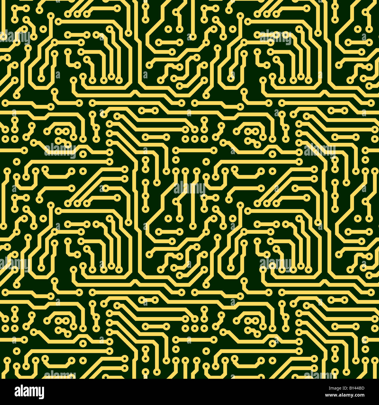 Abstract seamless texture - green electronic circuit board Stock Photo ...