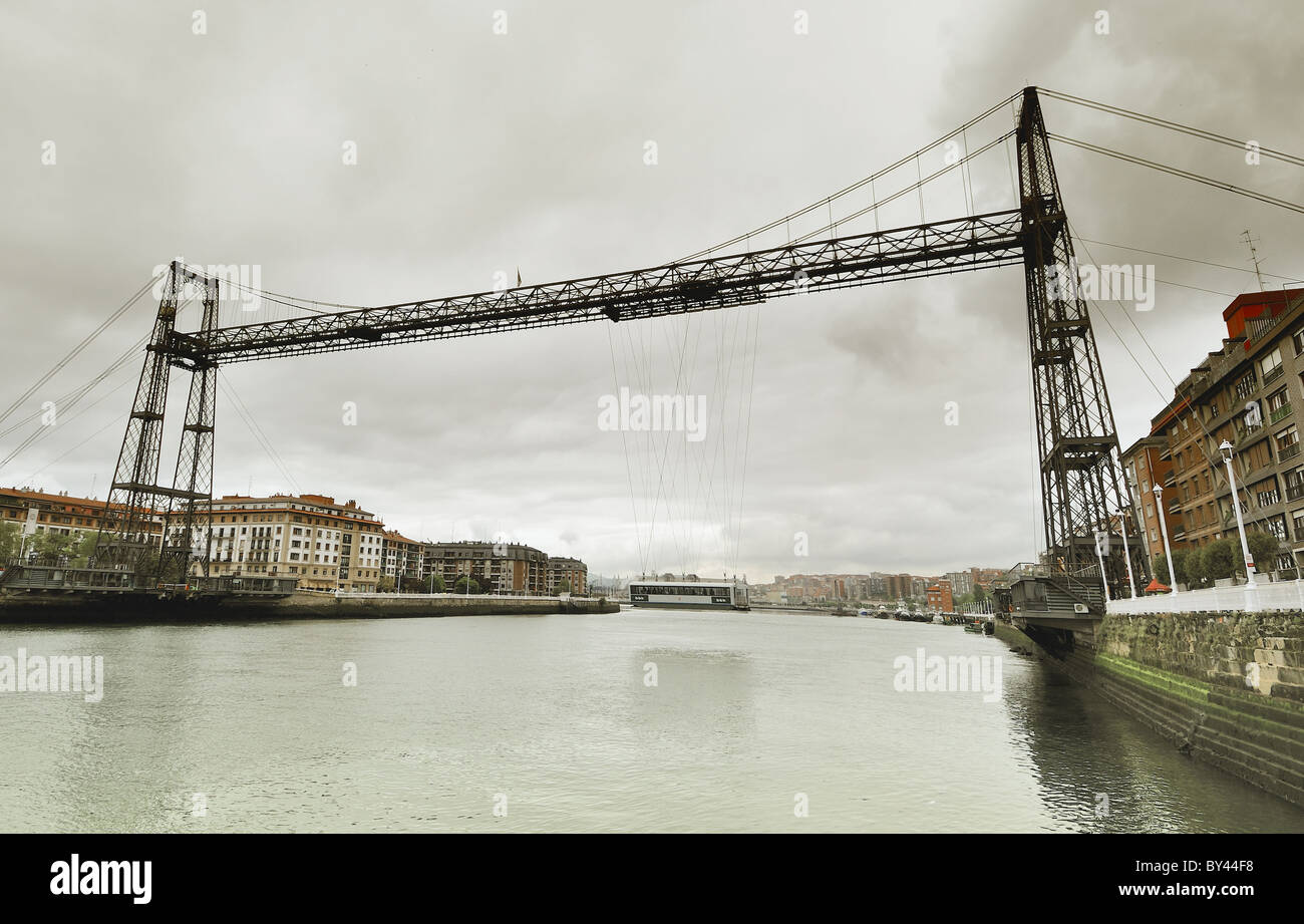 shuttle bridge Vizcaya - Bilbao, Basque Country, Spain Stock Photo - Alamy