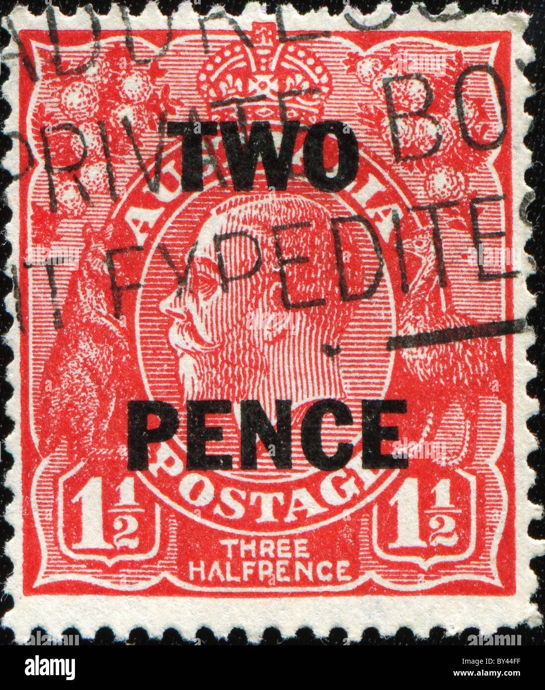 King george postage stamp australia hi-res stock photography and images ...