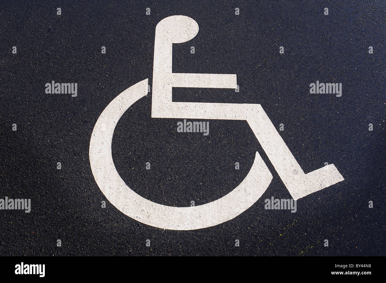 Blue badge wheelchair symbol disabled hi-res stock photography and ...