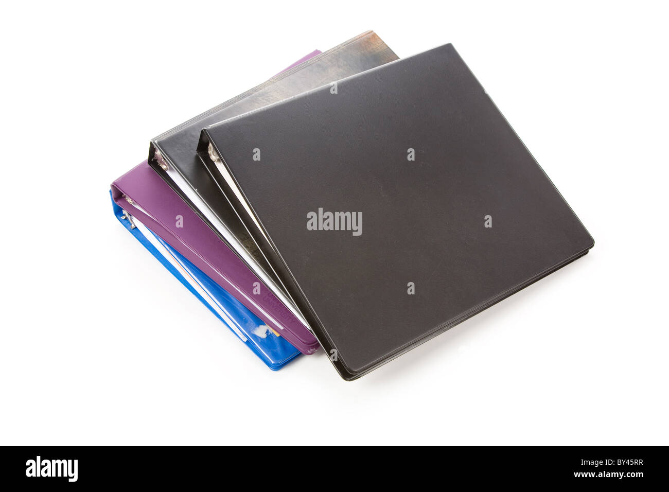 file folder, Ring Binder, with white background Stock Photo - Alamy