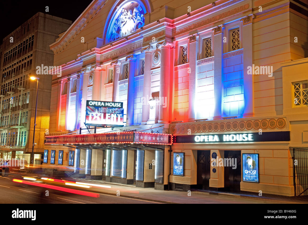 The Opera House,Manchester,at night Stock Photo - Alamy