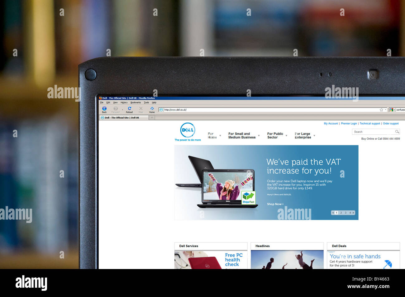 Dell computer website hi-res stock photography and images - Alamy