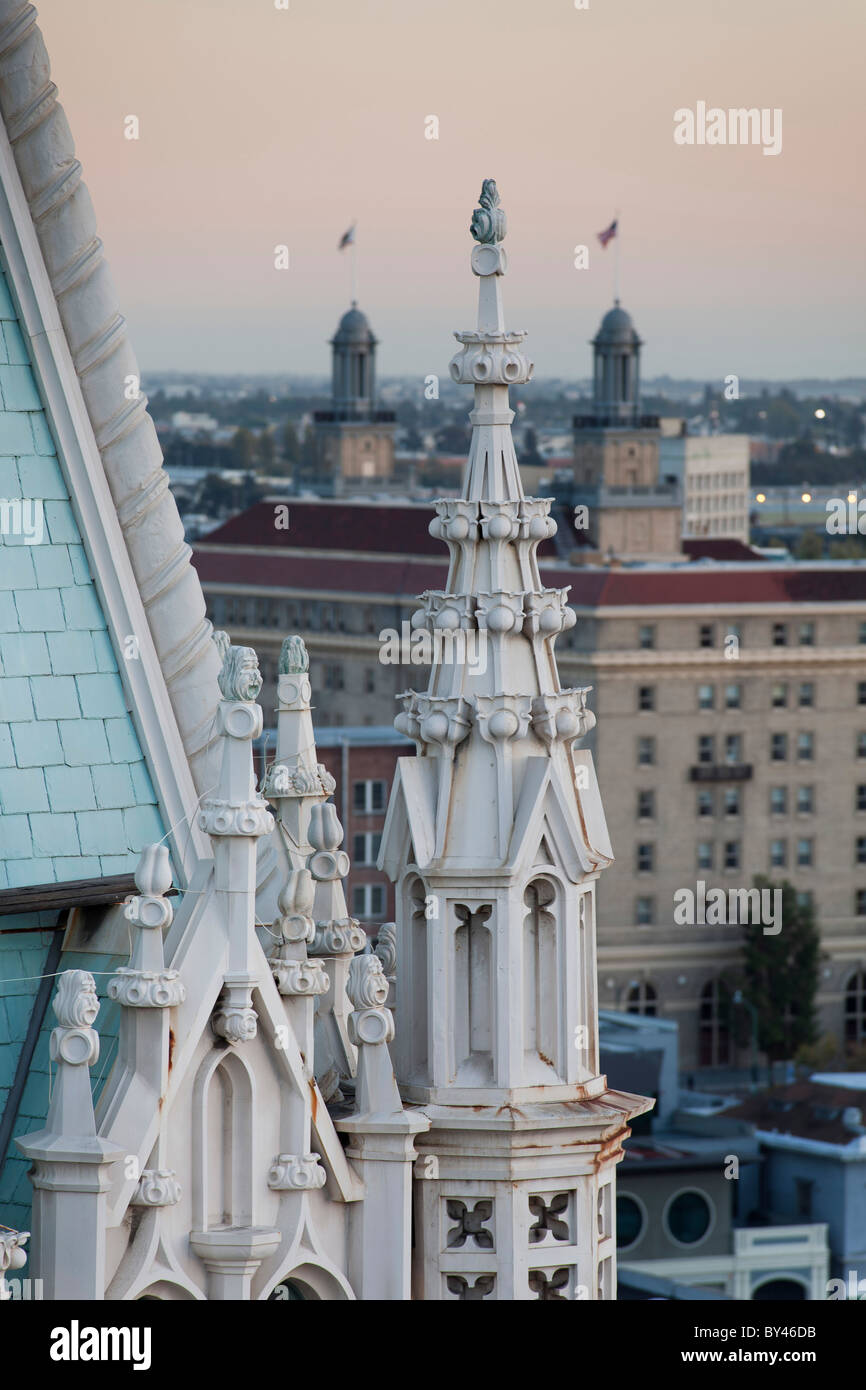 Downtown Oakland at Night (seen from above Stock Photo - Alamy
