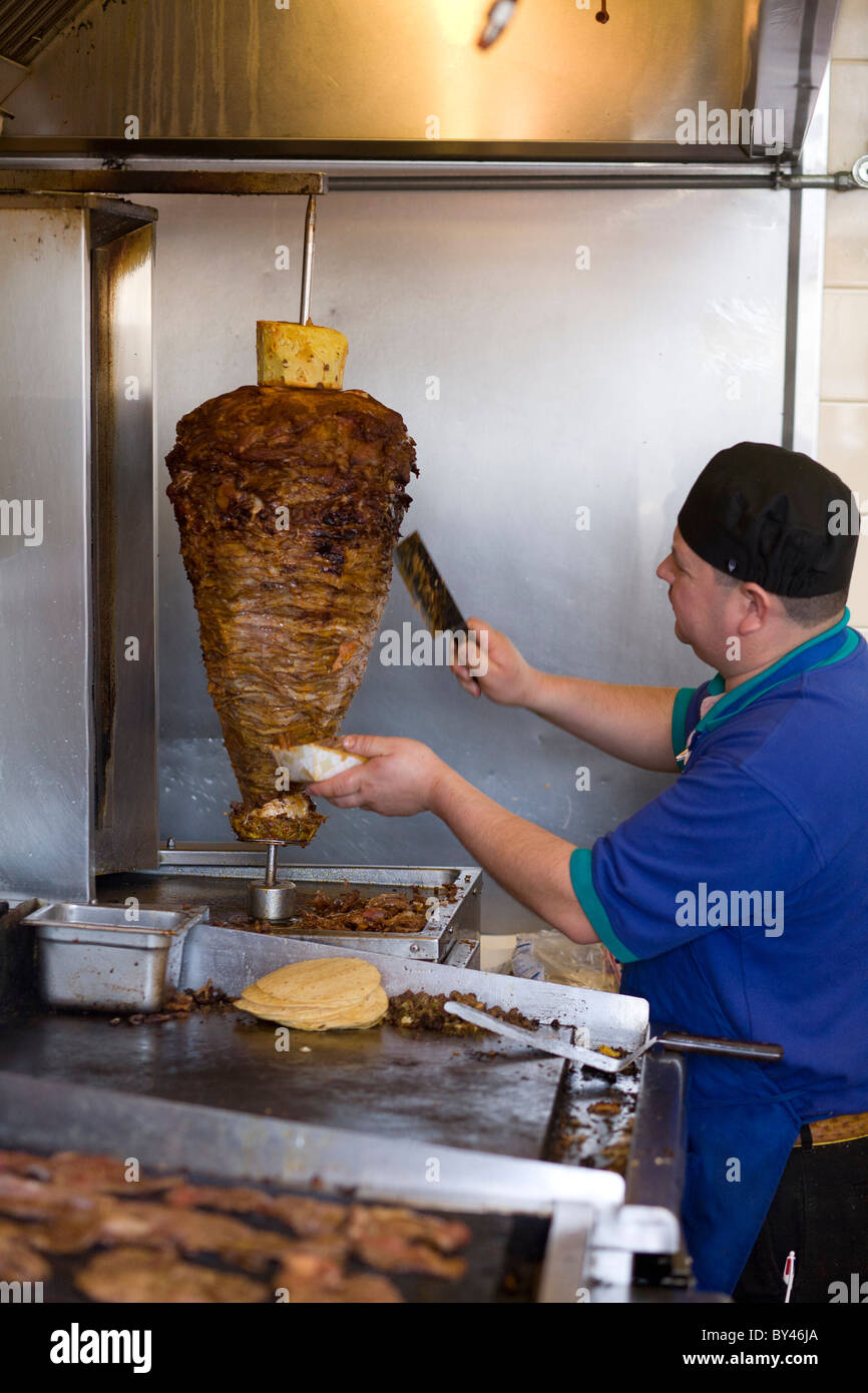 Al Pastor Pork at Mi Pueblo Supermarket, San Jose, CA Stock Photo - Alamy