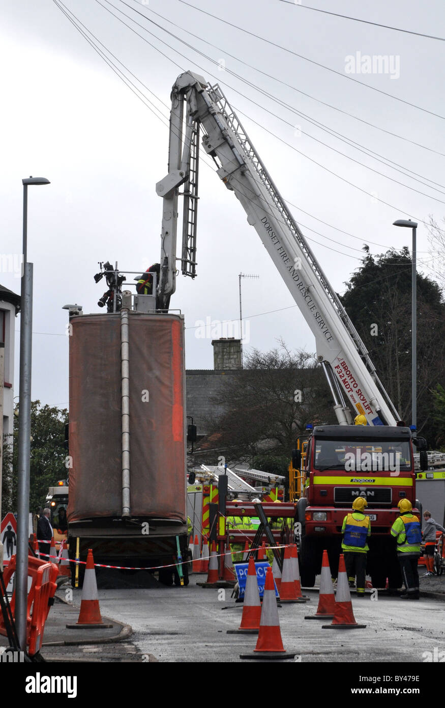 Flipped truck High Resolution Stock Photography and Images - Alamy