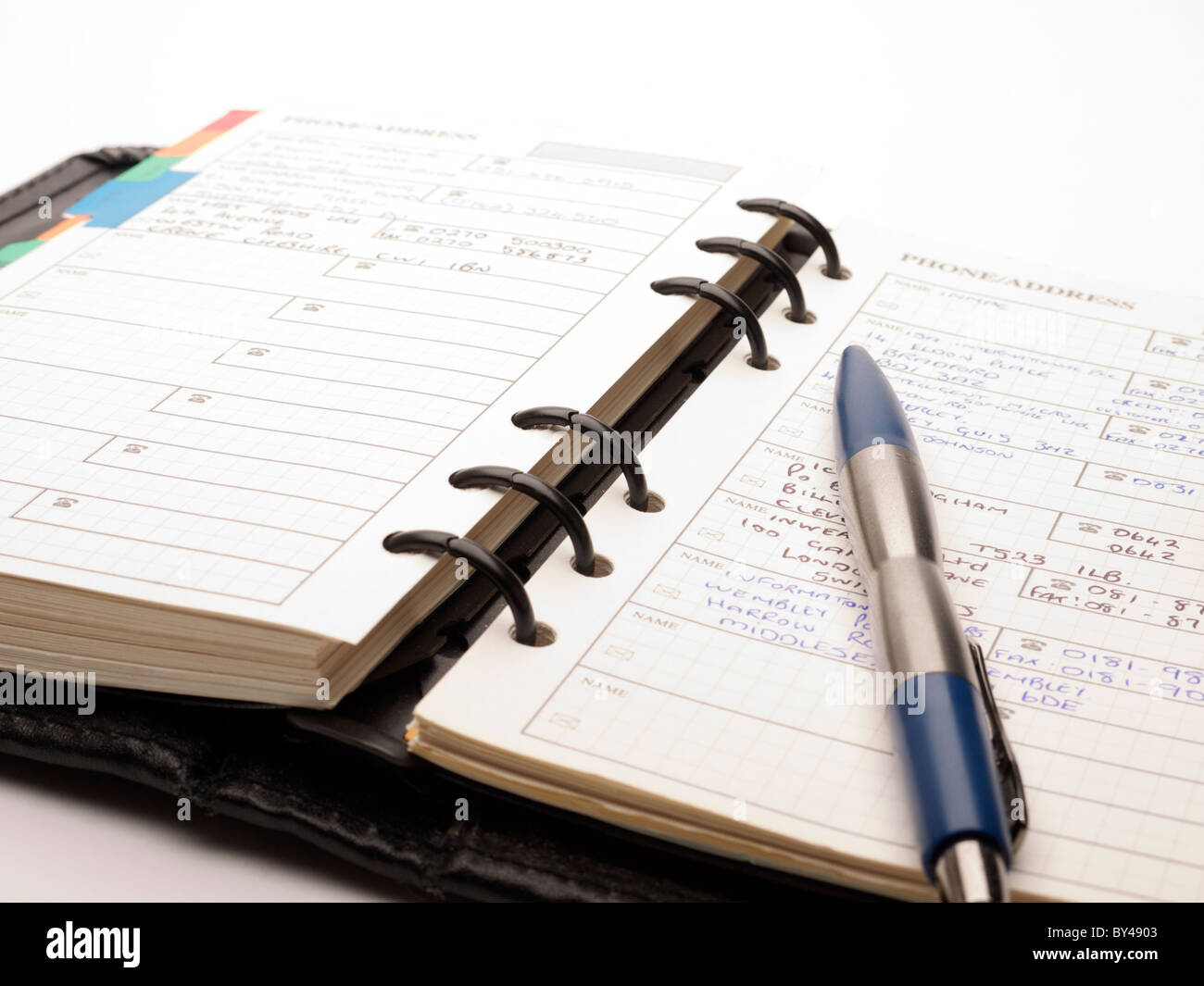 Filofax hi-res stock photography and images - Alamy