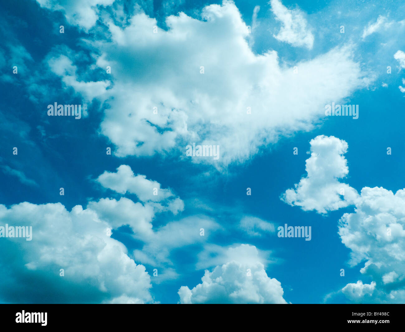 dramatic blue sky with clouds, for backgrounds Stock Photo - Alamy