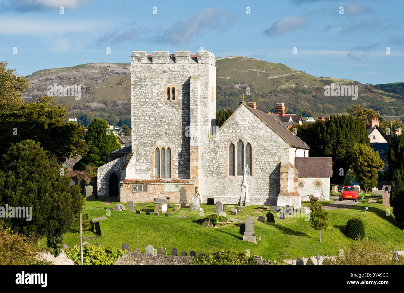 St Mary's Parish Church, Rhuddlan, Denbighshire, North Wales, UK Stock ...
