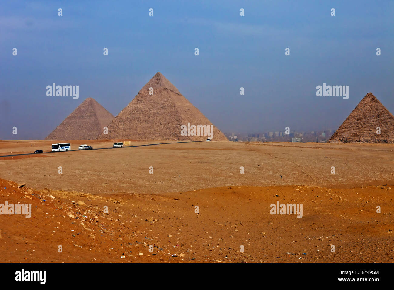 PYRAMIDS DESERT GIZA EGYPT CAIRO Stock Photo - Alamy