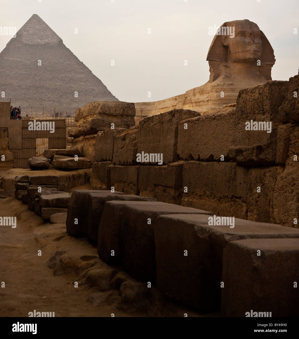 SPHINX PYRAMID GIZA CAIRO EGYPT Stock Photo - Alamy